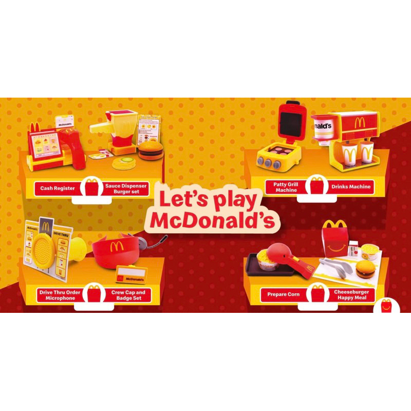 🔥New🔥 2023 Let's Play McD Crew McDonald's Happy Meal Toy MCD HAT MCD ...