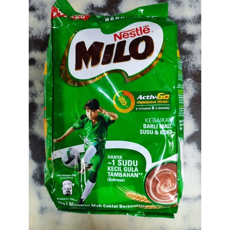 NESTLE MILO Activ-Go (1kg/400g/200g) | Shopee Malaysia