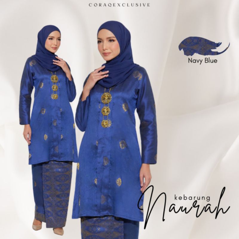 HOT ITEM SONGKET KEBARUNG NAURAH PLUS SIZE | BAJU RAYA NIKAH KAHWIN ...