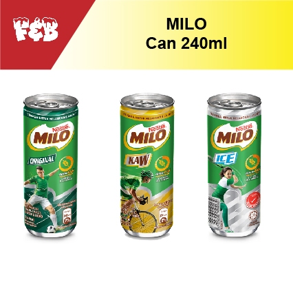 Milo Can 240ml (Original / Kaw / Ice) | Shopee Malaysia