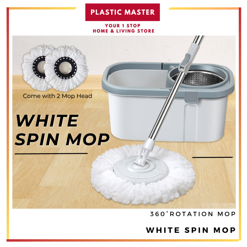 Magic Floor Cleaning Spin Mop With Bucket 360 Degree Rotating Spin Mop ...
