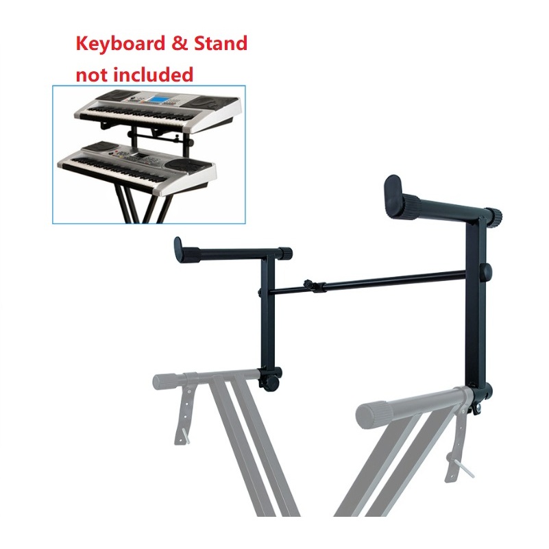 Electronic Piano Stand Riser 2nd Tier Keyboard Stand Extension Adapter ...
