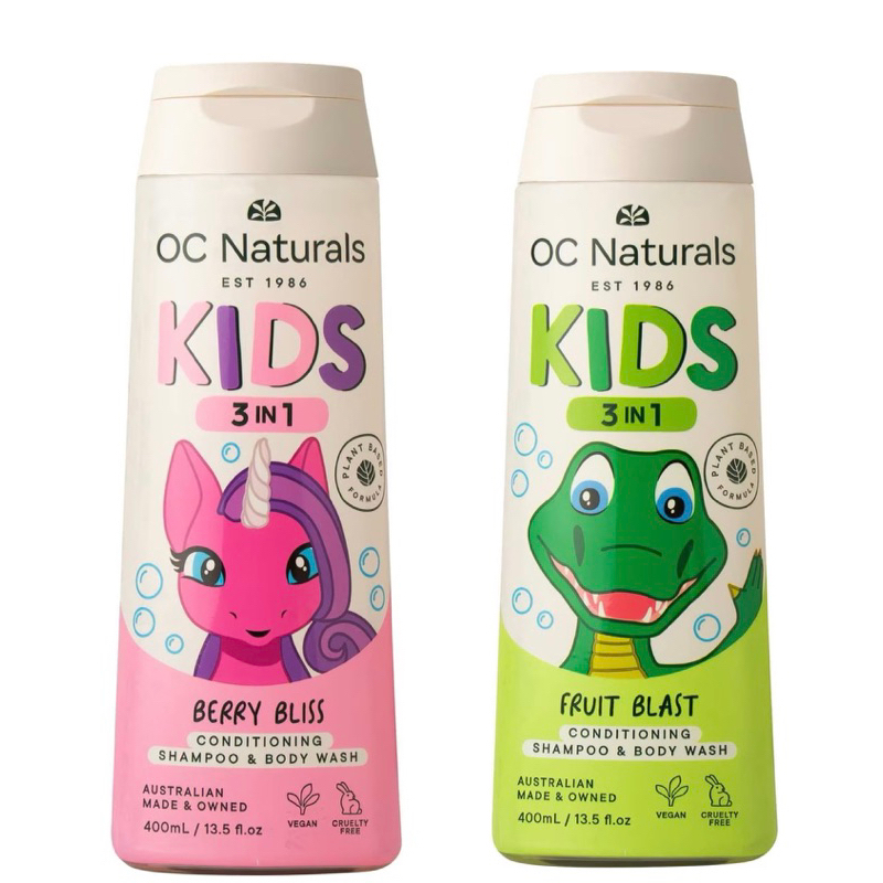 Oc Naturals Kids 3-in-1 Fruit Blast / Fruit Berry Bliss 400ml | Shopee Malaysia