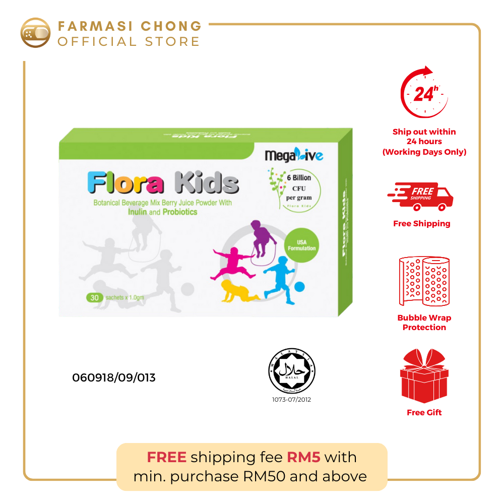 MegaLive Flora Kids (30s / 2x30s) | Shopee Malaysia