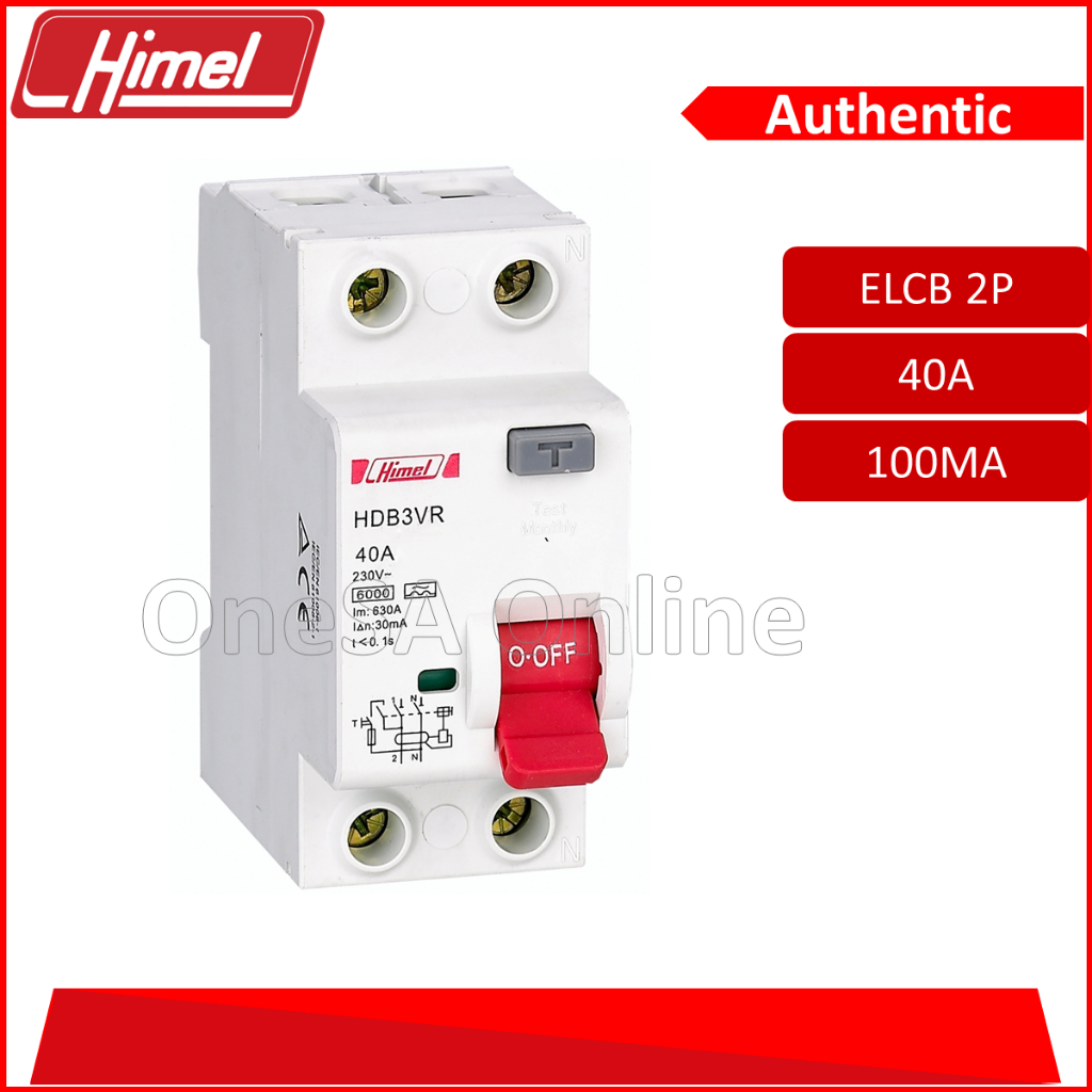 HIMEL ELCB 2P 40A 100MA(HDB3VR240YC) | Shopee Malaysia