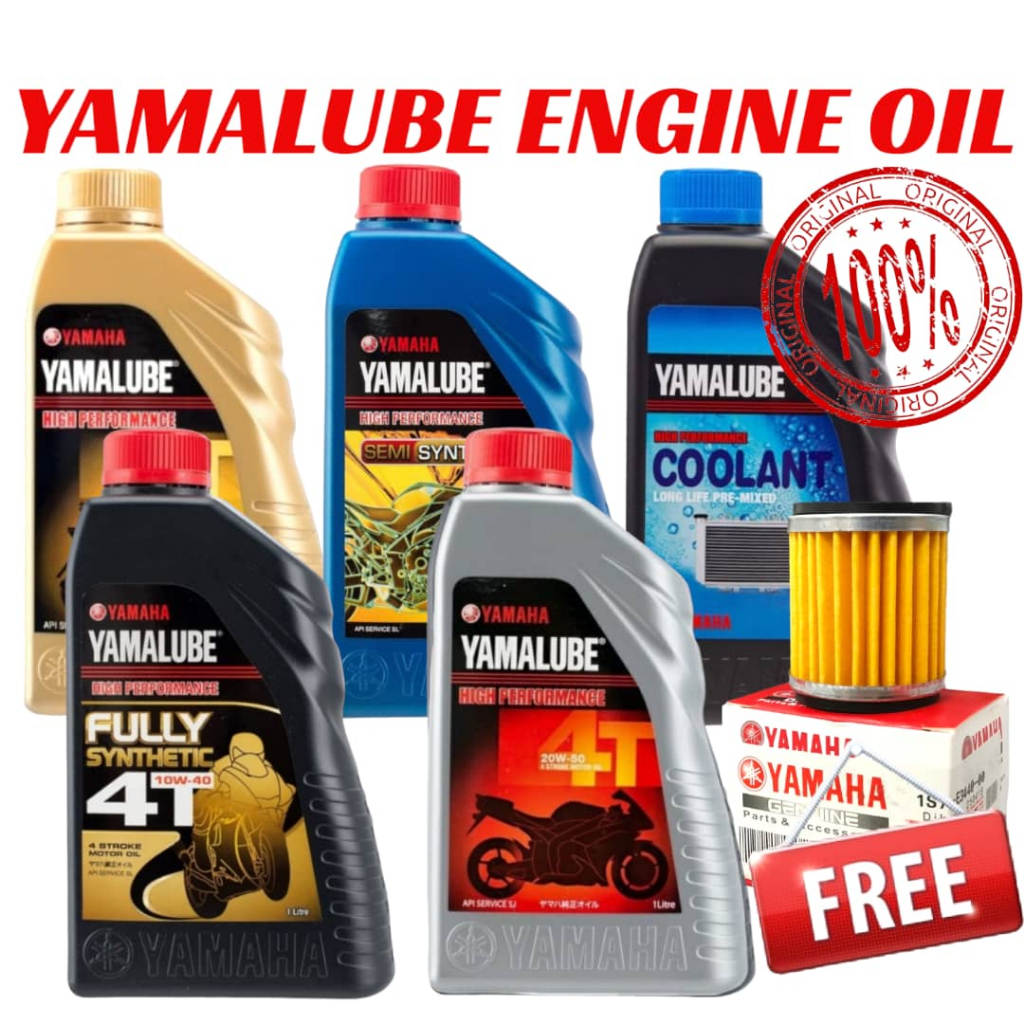 Ori Yamalube Engine Oil YAMALUBE FULLY SYNTHETIC 4T 10W40 SEMI ...