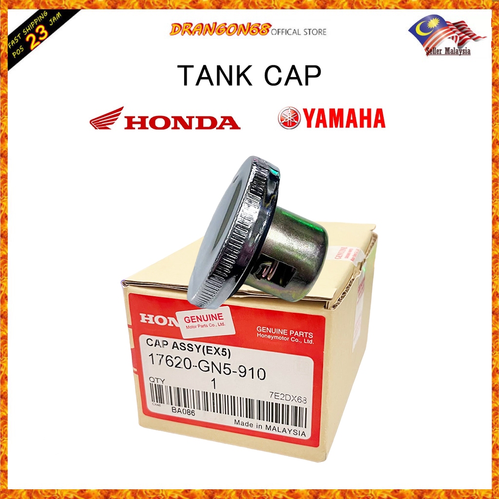 TANK CAP HONDA /YAMAHA WITH OIL RING (LC135/SRL110/SRL115/EX5/WAVE125 ...