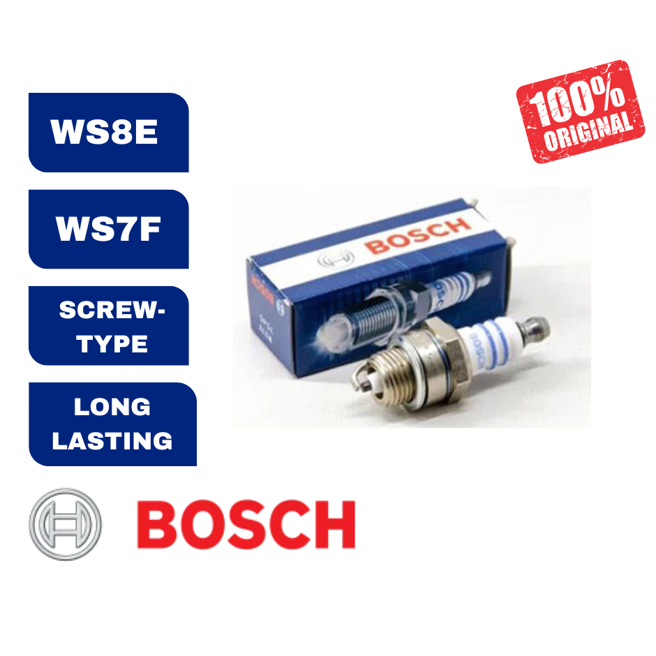 Bosch Spark Plug Mesin Rumput Chainsaw Mist Blower WS7F WS8E | Shopee ...