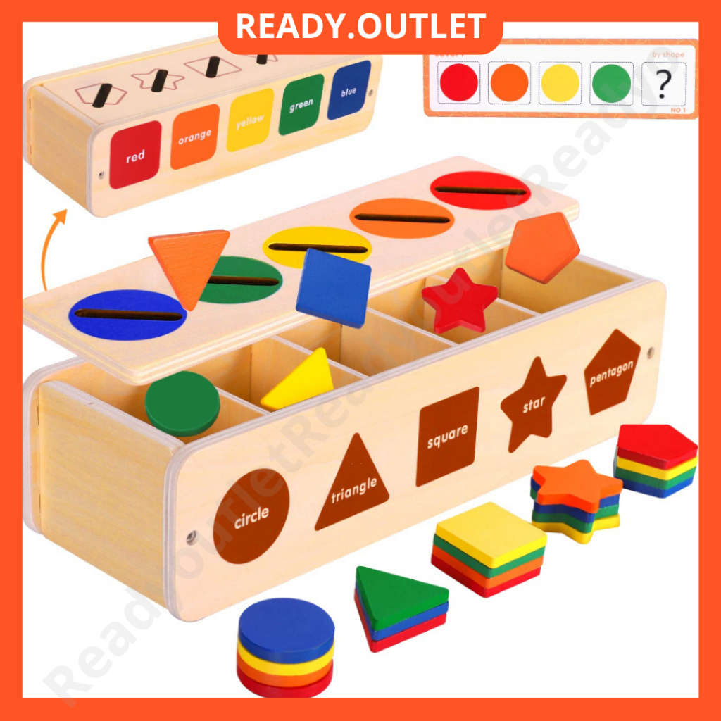 Montessori Sorting Game Toy for Baby Wooden Motor Skills Early ...