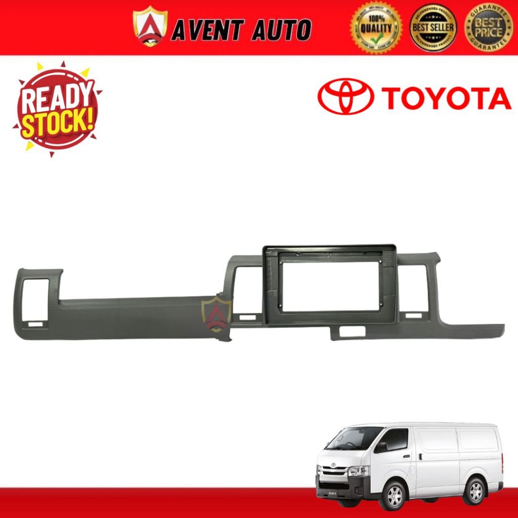 Toyota Hiace 2004 - 2021 ( Full ) Android player 10'' Casing | Shopee ...