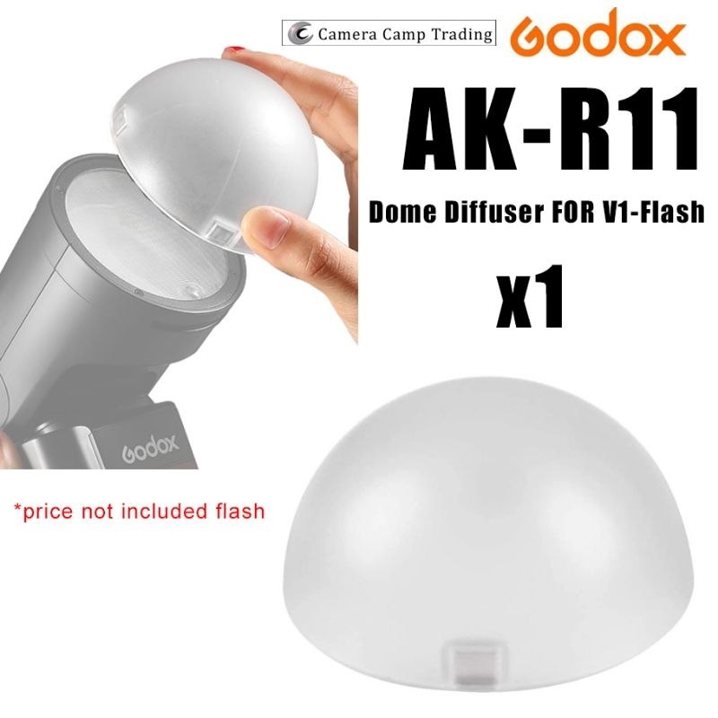 Godox AK-R11 Dome AK-R12 Bounce Card S-R2 for Godox V1 Flash AD100Pro ...