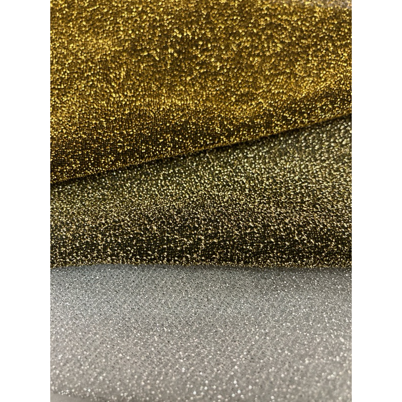 Kain Glitter Fabric bidang 60” Shinning Cloth Stretchable Fabric Live ...