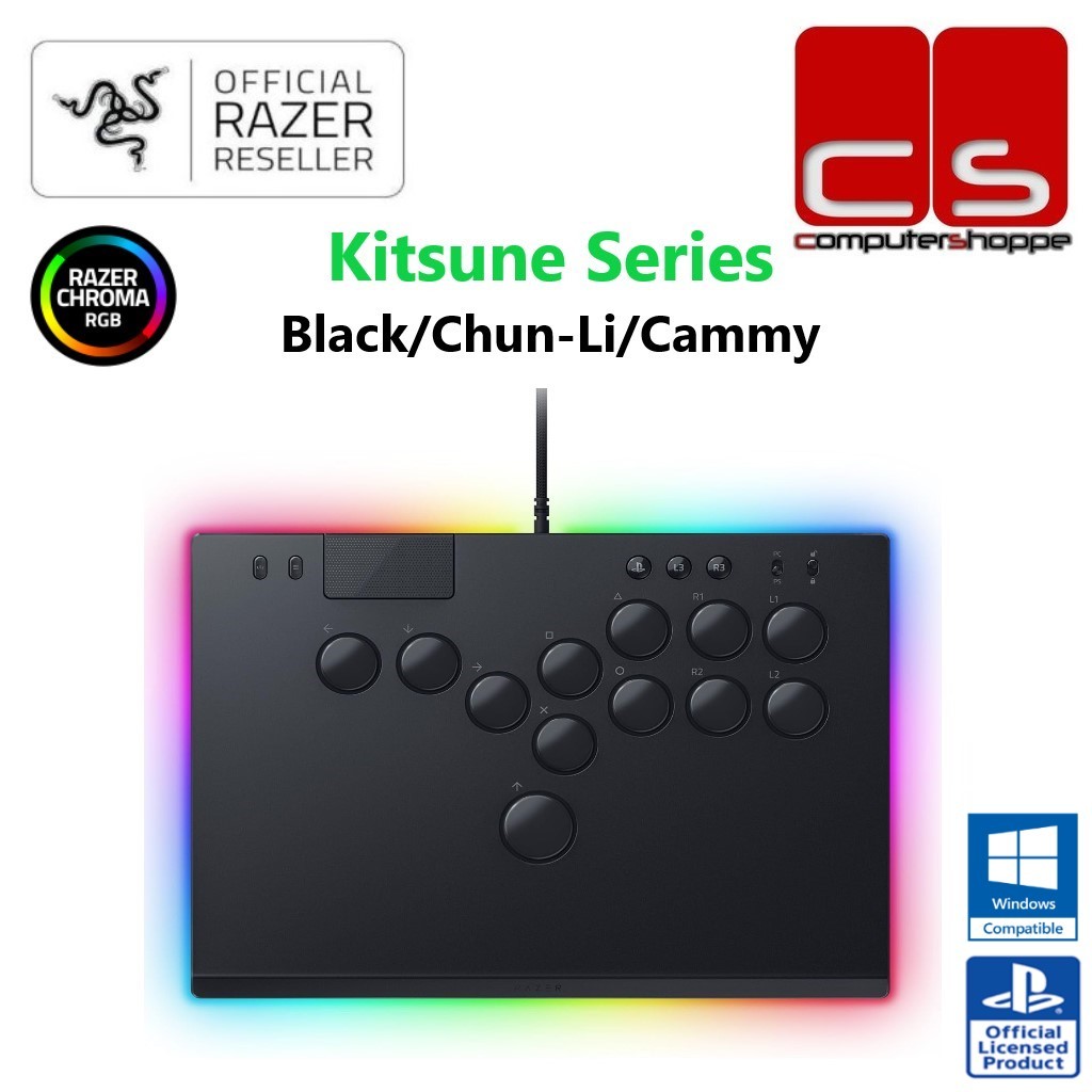Razer Kitsune All Button Optical Arcade Controller For Ps5 And Pc