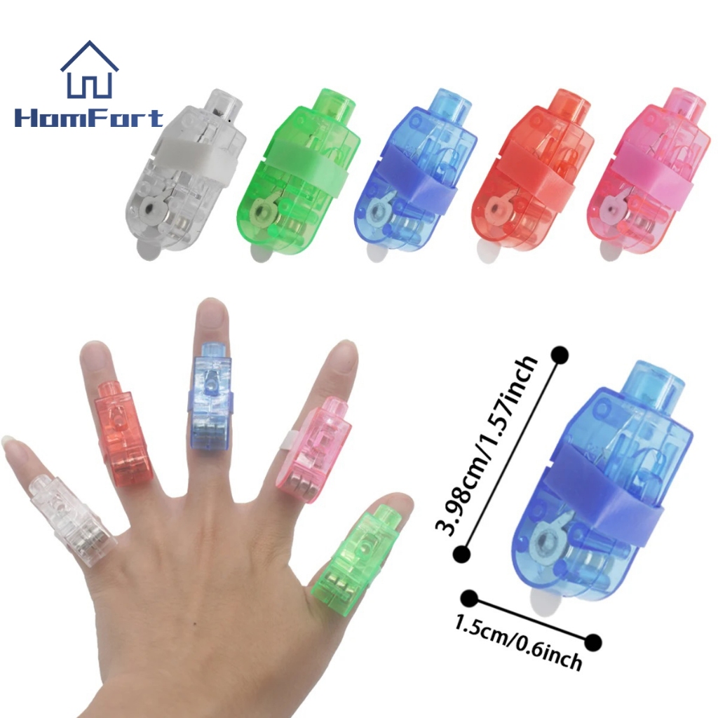 1Piece Children's LED Lights Finger Rings Luminous Toys Glow in The ...