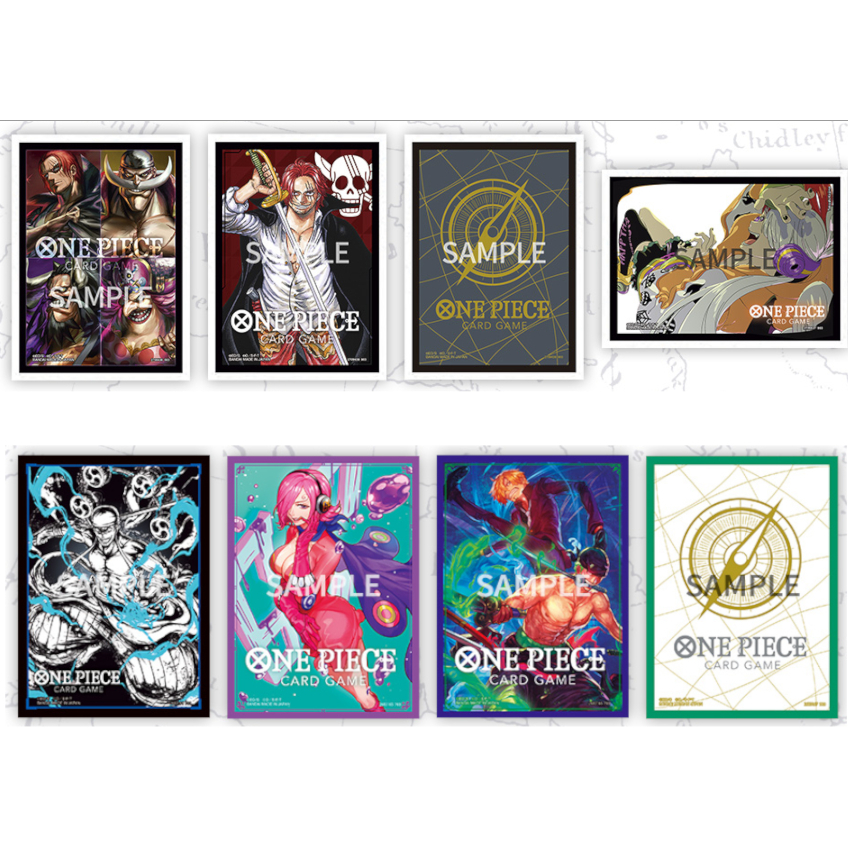 One Piece Card Game / Official Card Sleeves - 70pcs set - Luffy / Kid ...
