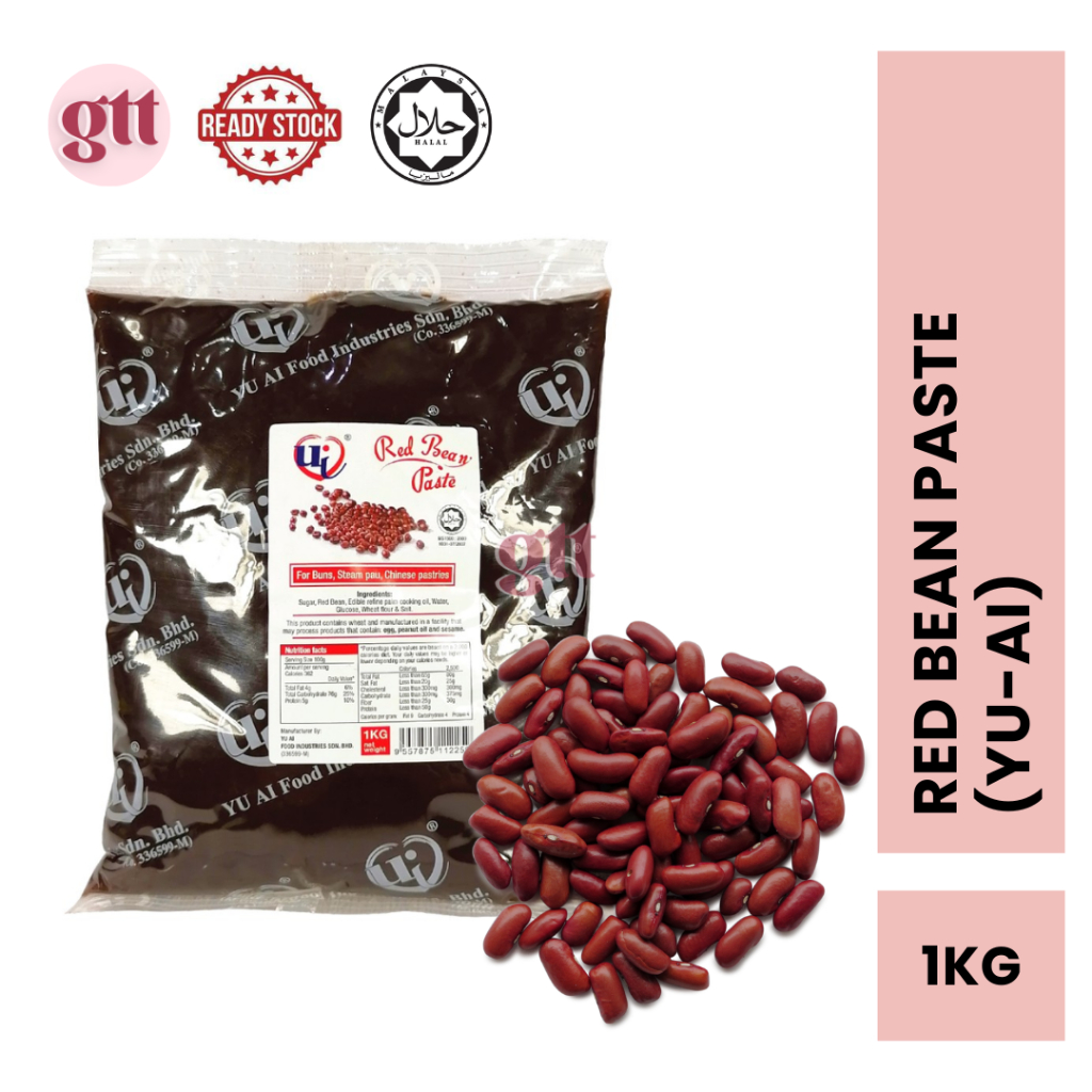 1KG RED BEAN PASTE INTI KACANG MERAH YUAI INTI PAO ROTI | Shopee Malaysia