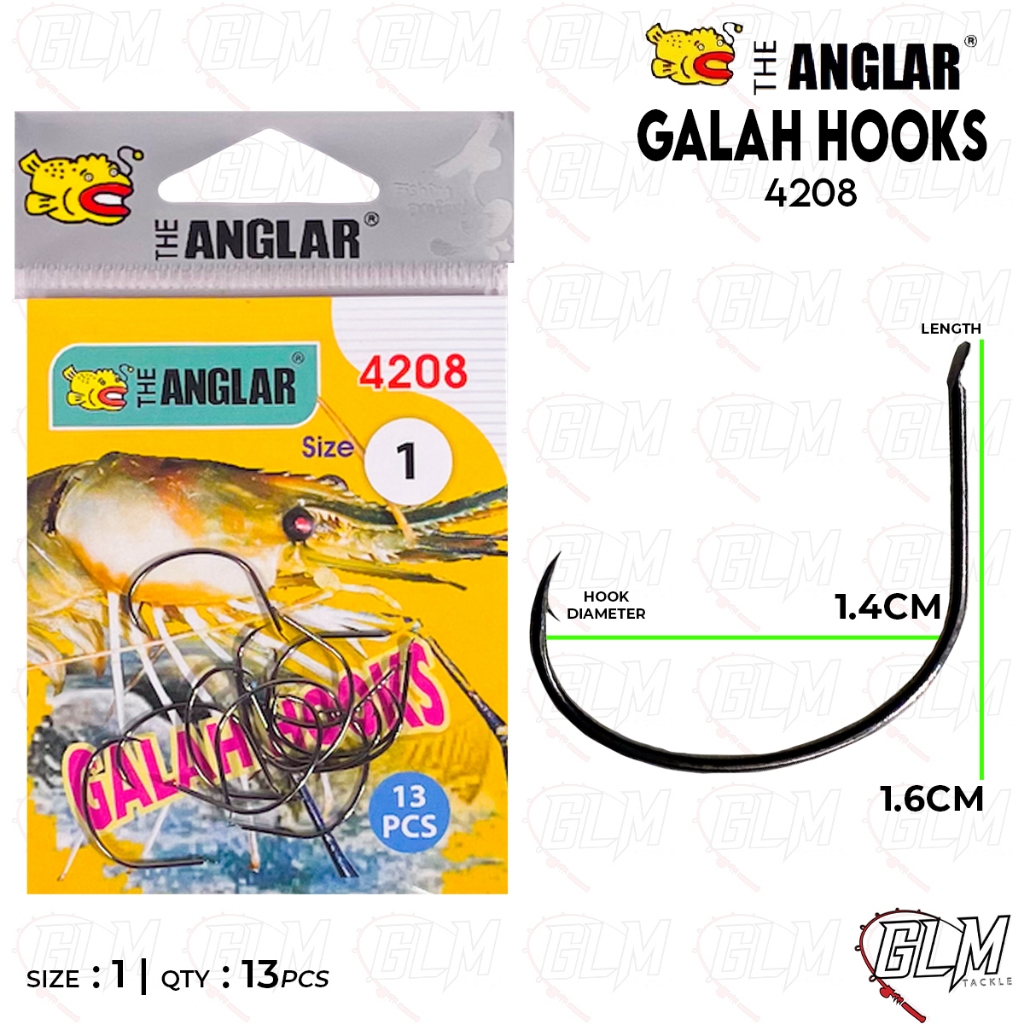 THE ANGLAR 4208 GALAH HOOK PRAWN HOOK FOR FISHING | Shopee Malaysia