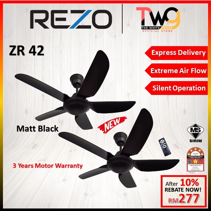 [Buy 1 FREE 1] Rezo Ventus Ceiling Fan MY56 / MY40DC / ZR42 / MY56DC ...