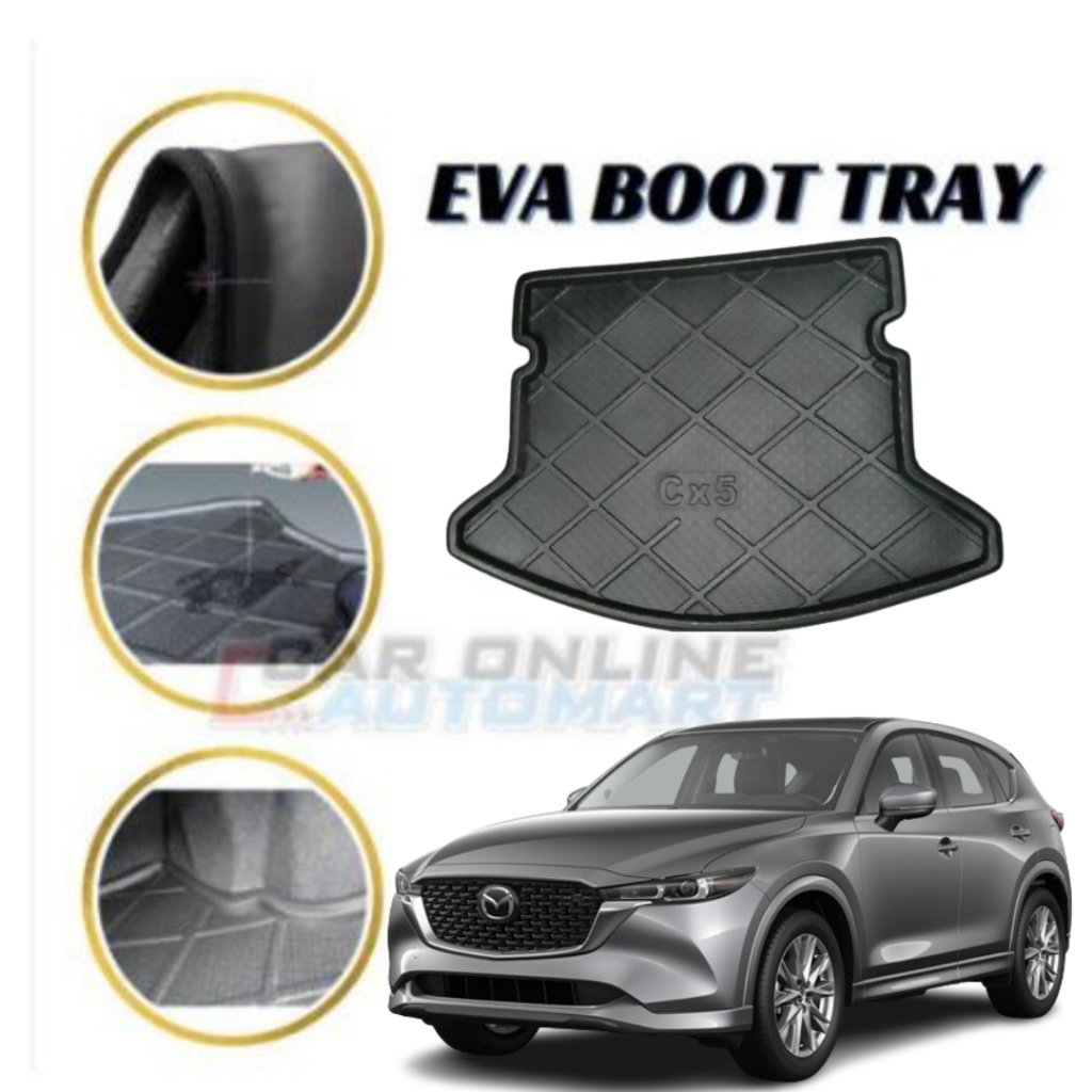 For MAZDA CX-5 CX5 EVA Copolymer Car Boot Tray Trunk Tray Luggage Cargo ...