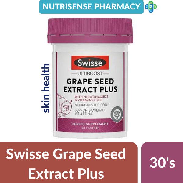 Swisse Ultiboost Grape Seed Extract Plus Tablets - 30's [Antioxidant ...