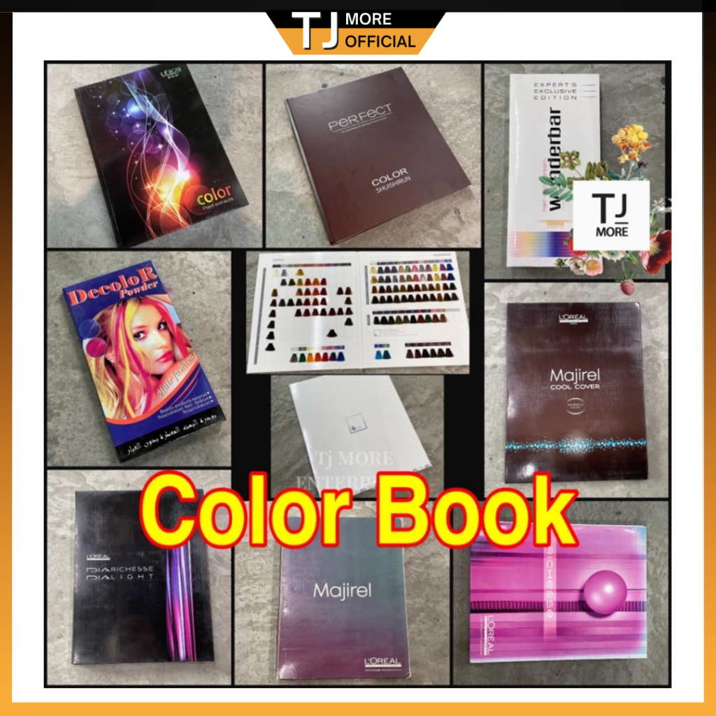 Hair Color Chart Catalogue Book Loreal Matrix Lebgsi Yeshu Moge Pala ...