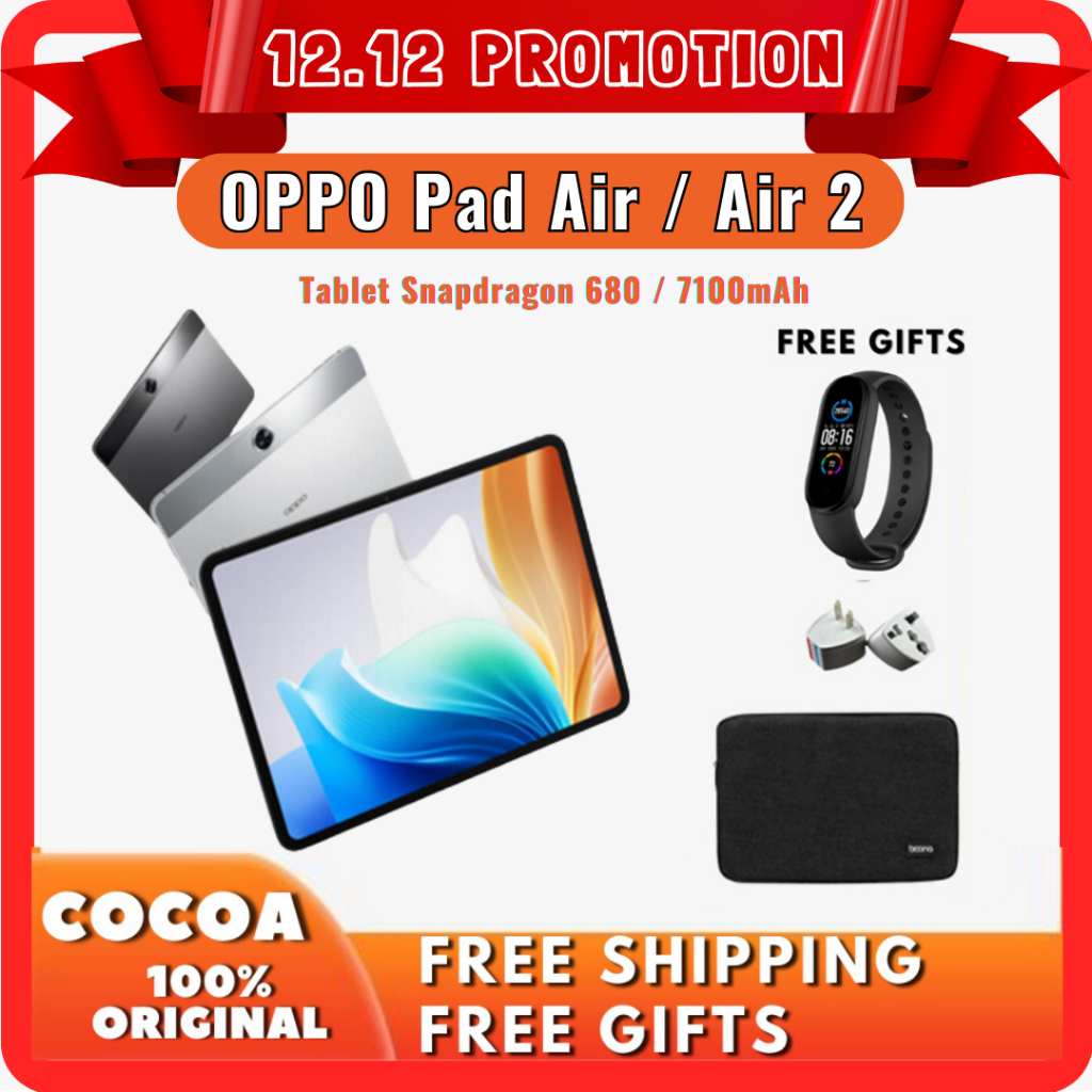 OPPO Pad Ari 2 / OPPO Pad Air Tablet Snapdragon 680 10.36inch 2K ...