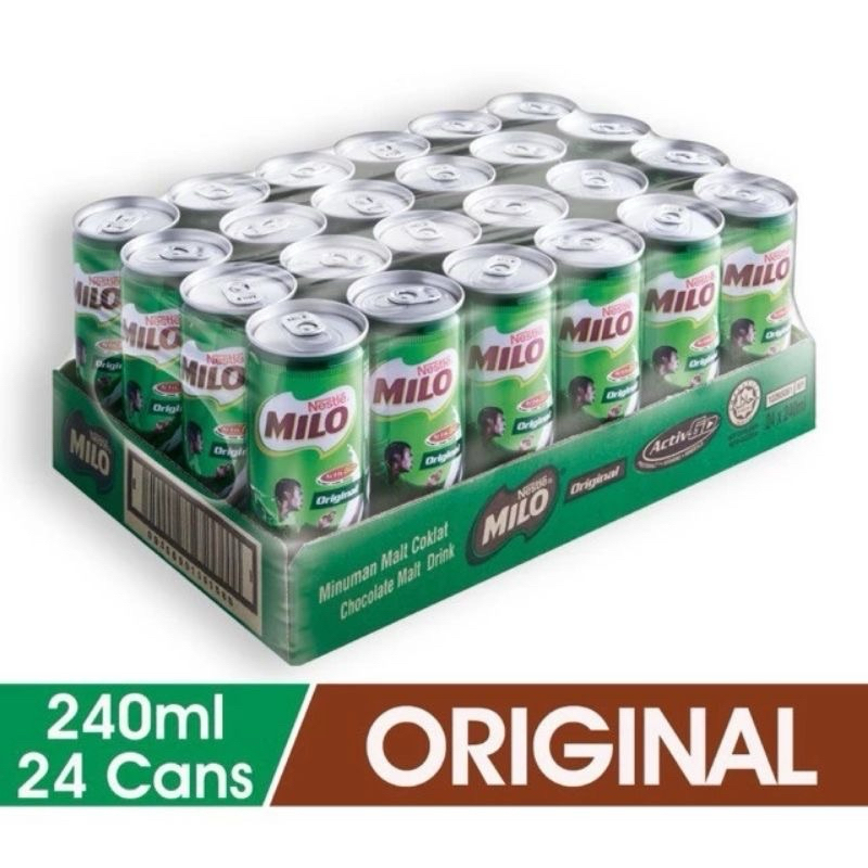 Milo tin (240ml x 24 Cans) | Shopee Malaysia