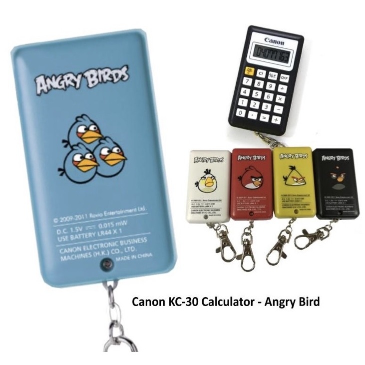 Canon Angry Bird Keychain Calculator KC-30 | Shopee Malaysia