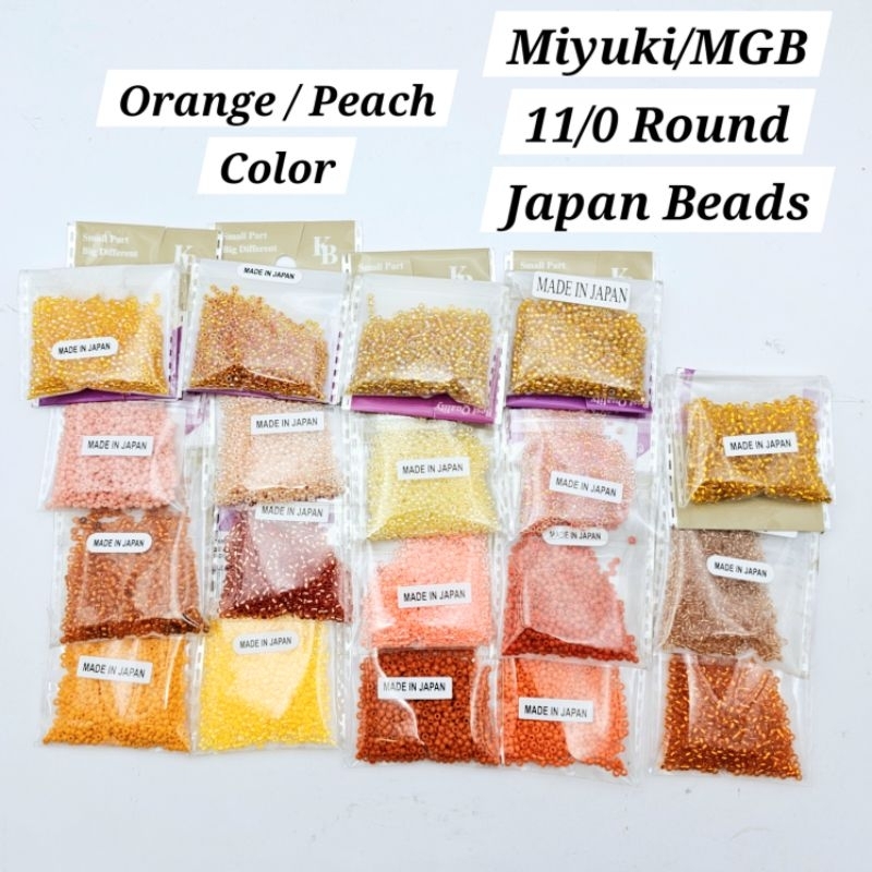 Buy 10 Free 1 11/0 Round- 2mm Miyuki/MGB Japanese Seed Bead Glass Bead ...