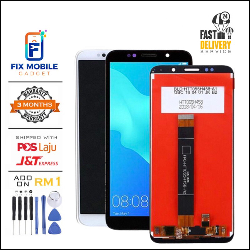 HW Y5 2018 Y5 Prime Y5 Lite 2018 Honor 7S DRA-LX3 DRA-LX5 LCD TOUCH ...