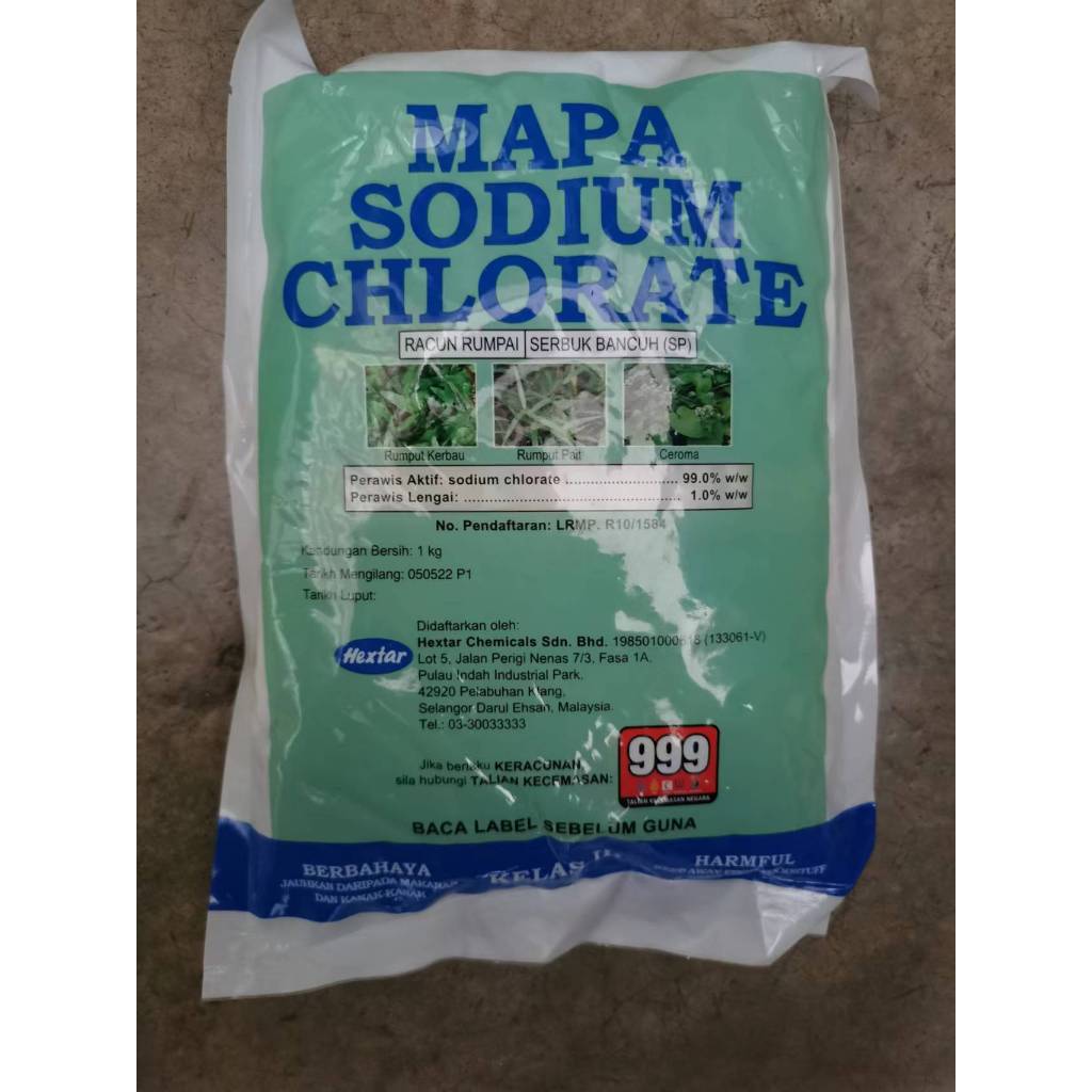 MAPA SODIUM CHLORATE 99% / 1Kg / Racun Buluh&Rumpai | Shopee Malaysia