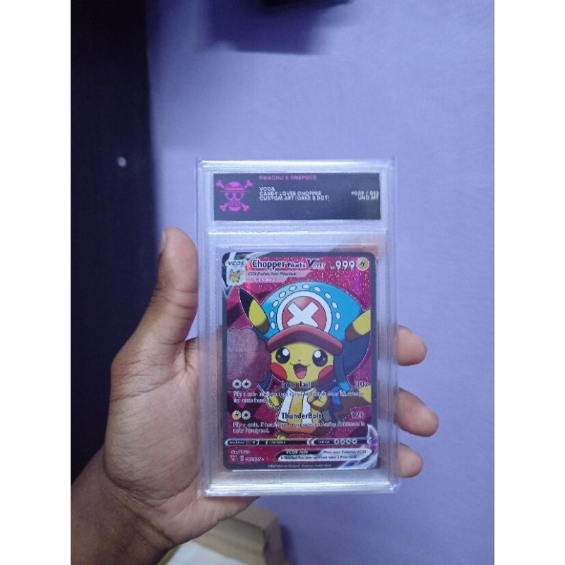 Pikachu Chopper poncho slab collection premium edition limited rare ...