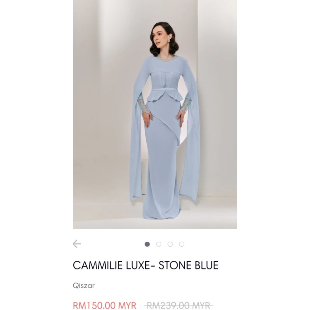 Qiszar Baju Raya - Cammillie Luxe | Shopee Malaysia