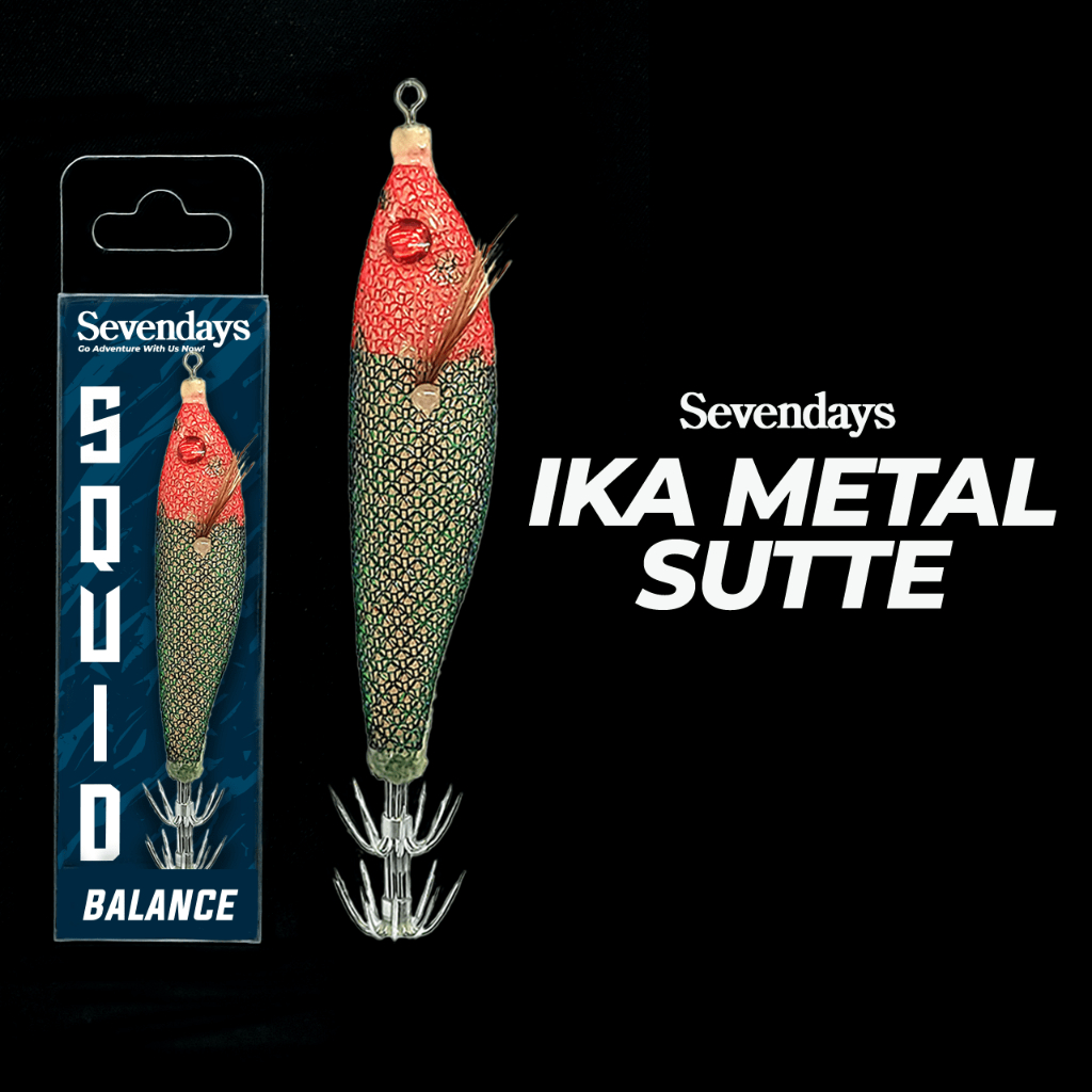 Ika Metal Sutte 9.5cm / 10g Egi Squid Jig Candat Sotong Mabang Fishing ...