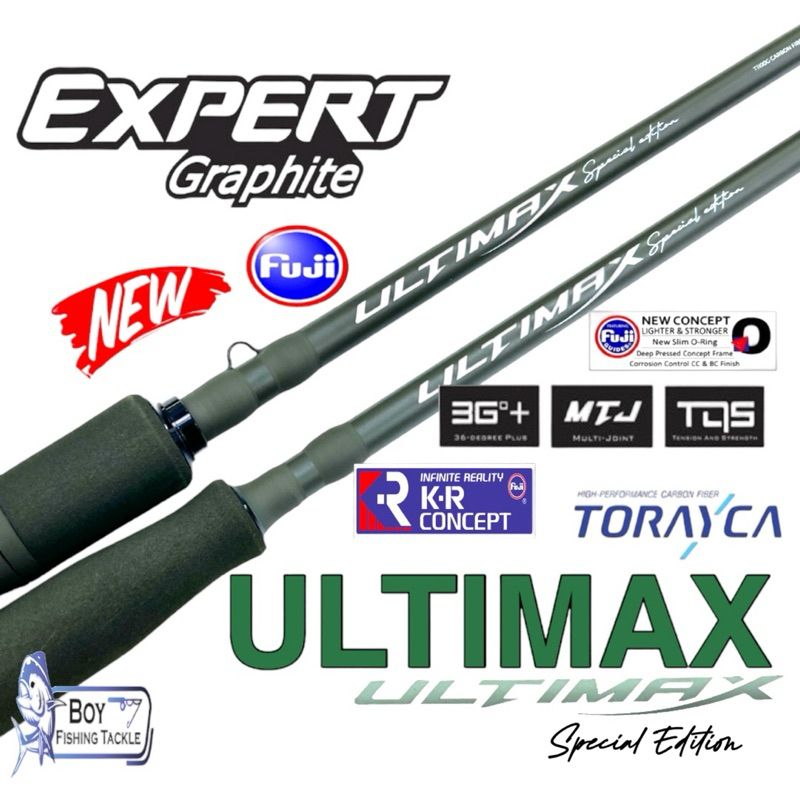 2024 New Expert Graphite Ultimax Special Edition Baitcasting Spinning ...