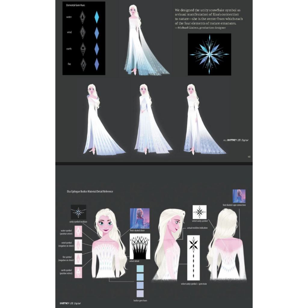 Disney • The Art of Frozen 2 II • Art Book • 3D Animated Movie ...