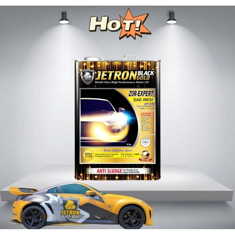 KB JETRON Black Gold 4L/1L, 0W20, 5W20,5W30,5W40,10W30,10W40,15W40 ...