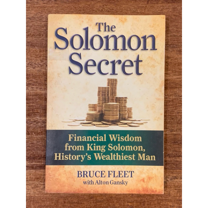 The Solomon Secret Financial Wisdom from King Solomon,History’s Wealthiest Man book by Bruce ...