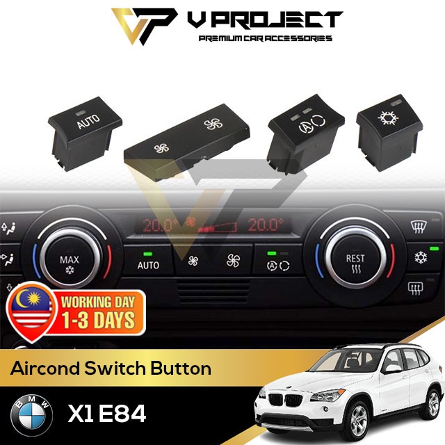 X1 E84 2009-2015 Aircon Switch Control Panel Button Air Conditioning ...