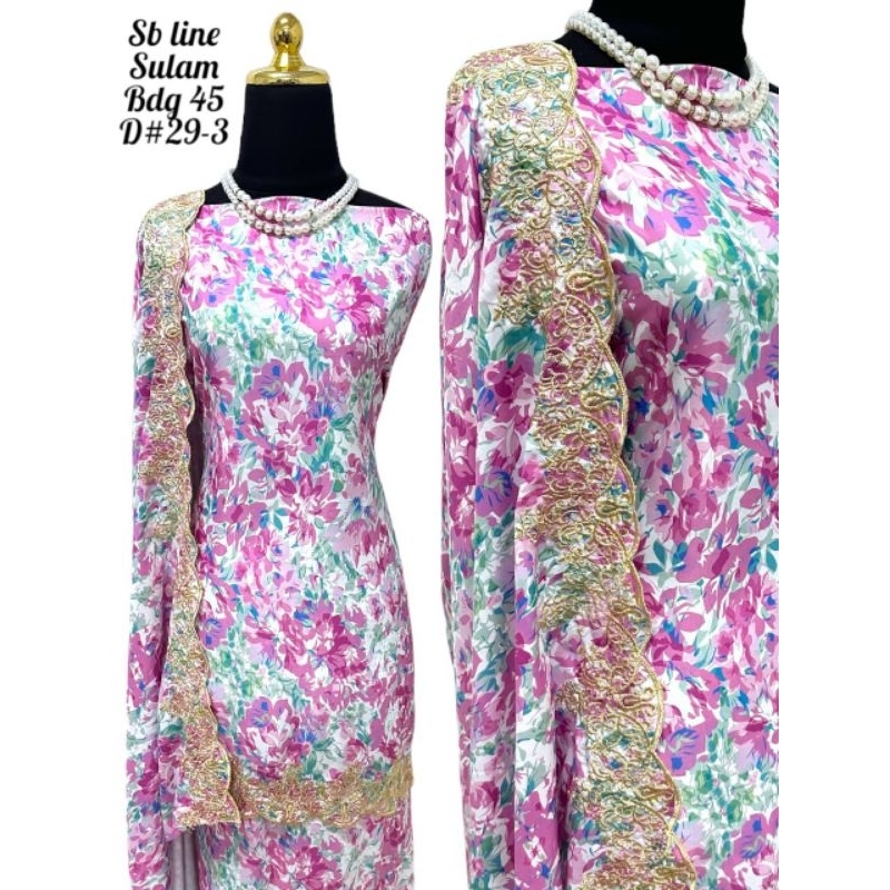 KAIN PASANG SB LINE COTTON SULAM PRINTED VIRAL-OPEN METER(Bidang 45 ...