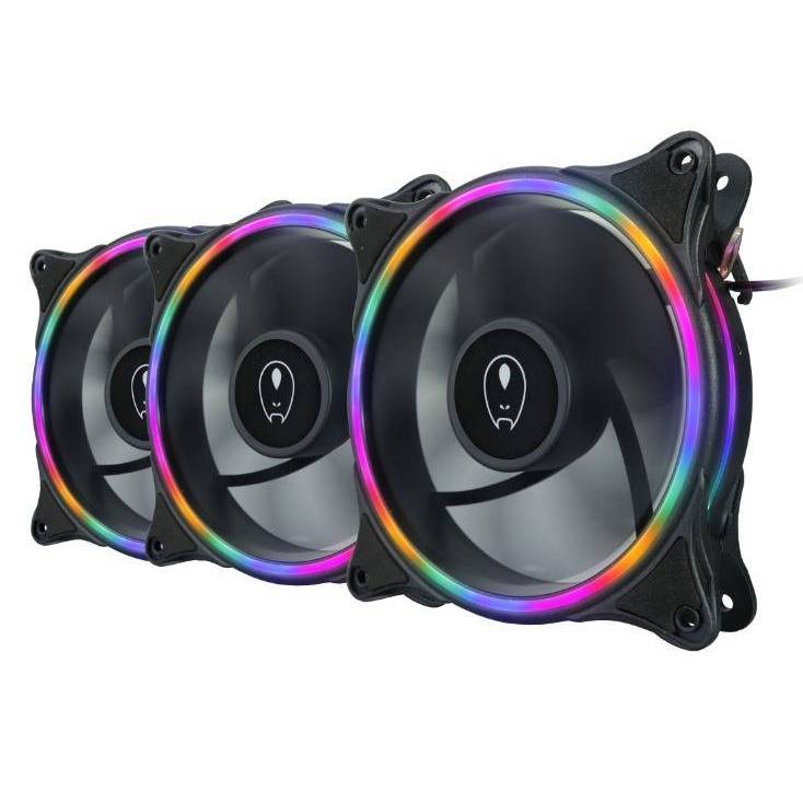 AVF GAMING FREAK LUMINA IRIS FIX RGB LED Fan (GF-IRFIX-KIT) 120MM FAN ...