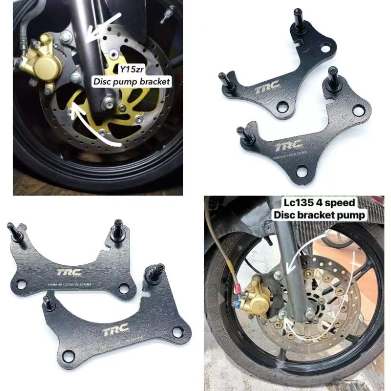 BRACKET PUMP CALIPER BRAKE DEPAN FRONT TRC Y15 Y15ZR Y16 Y16ZR LC V1 V2 ...