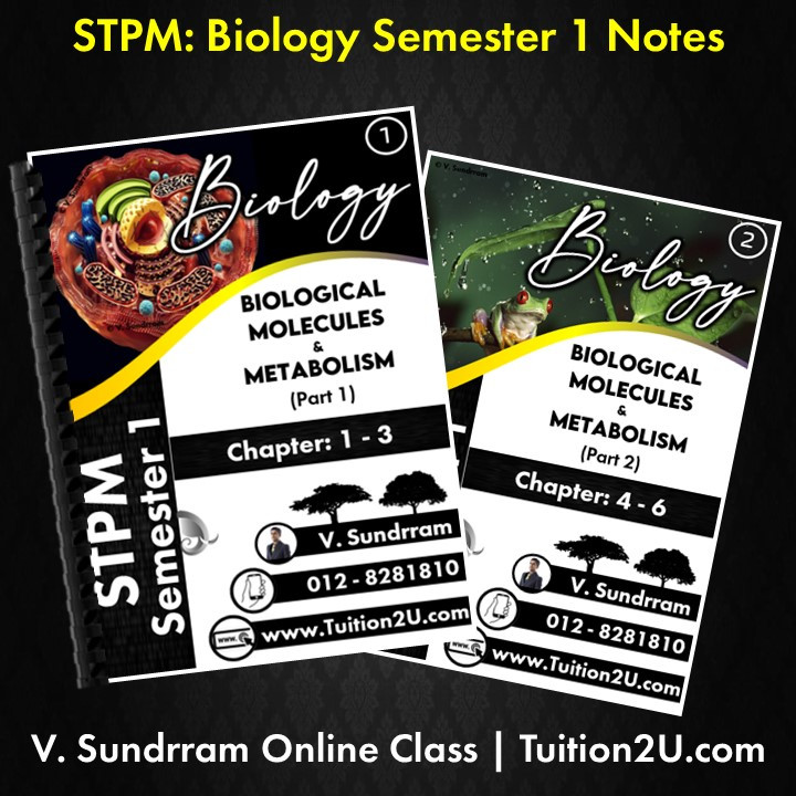STPM Biology: Semester 1 - Notes & Video Collection | Shopee Malaysia