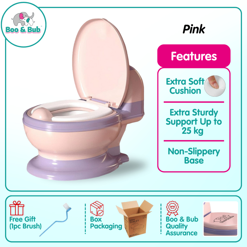 🐘Boo&Bub🐘 Portable Mini Children's Potty Training Toilet with cushion ...