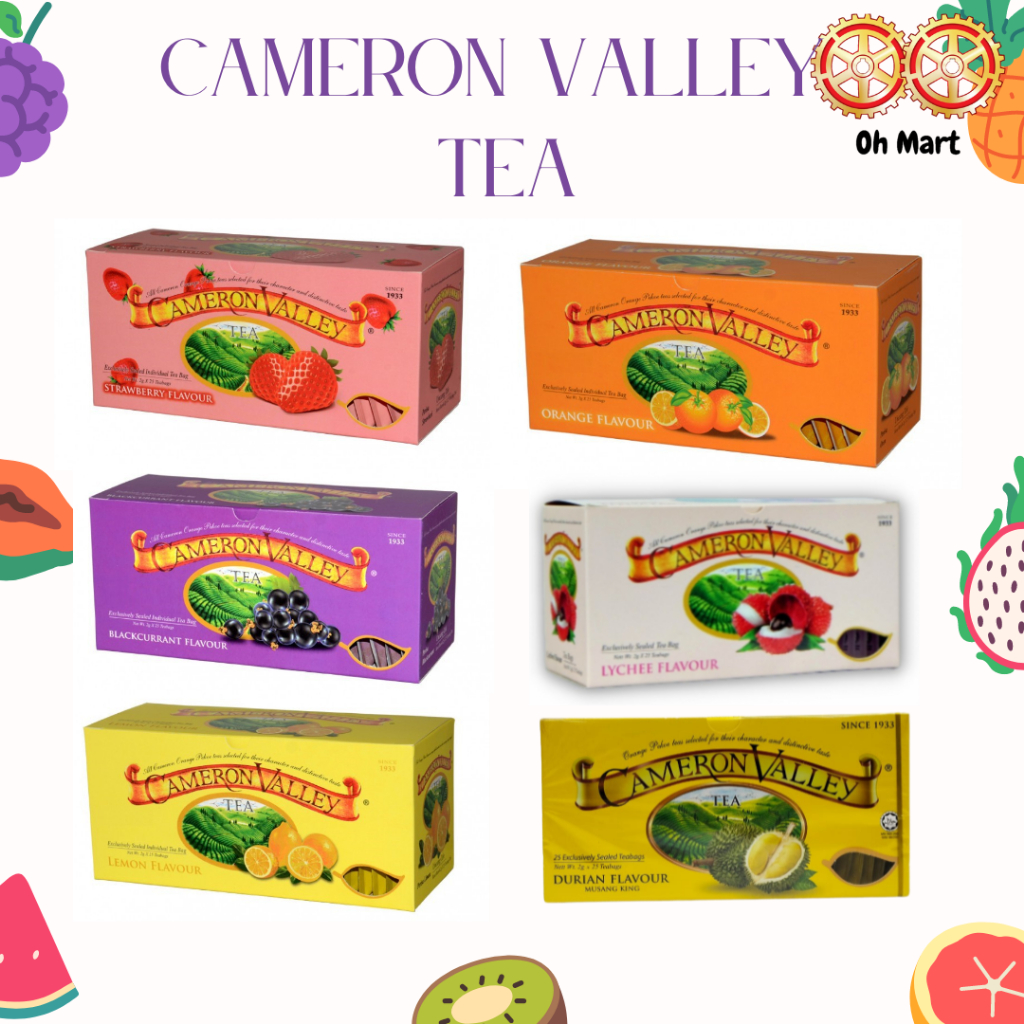 Cameron Valley Tea Strawberry/Blackurrant/Lemon/Orange - 2gX25bags ...