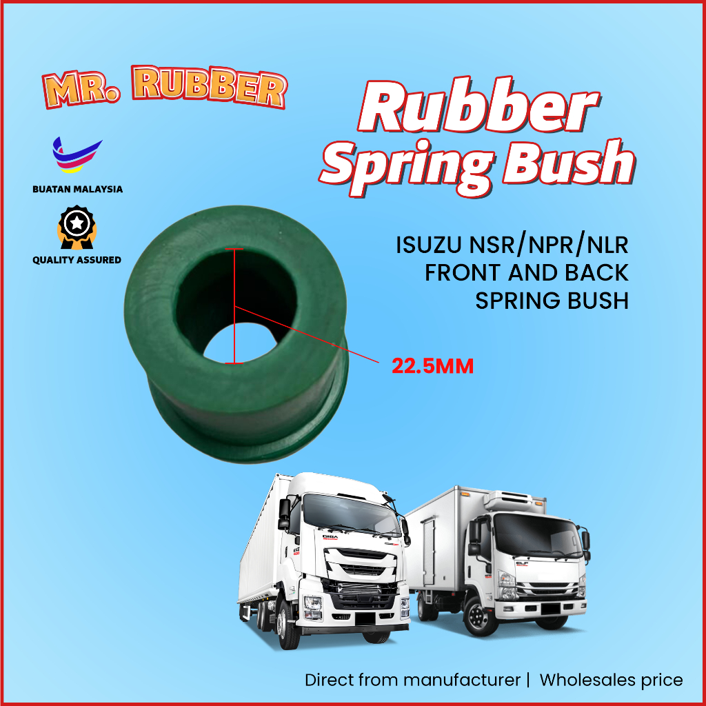 ISUZU NSR/NPR/NLR FRONT AND BACK SPRING BUSH LORRY PARTS (94113323 ...