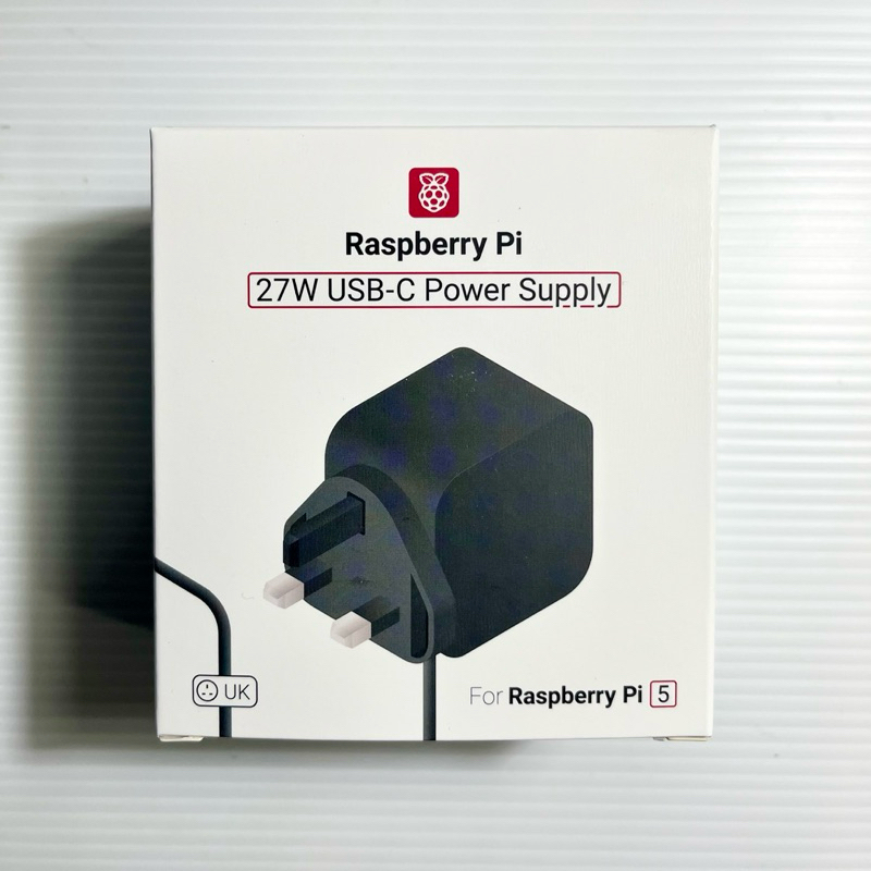 Official Raspberry Pi 5 USB-C 27W Power Supply (Black) | Shopee Malaysia