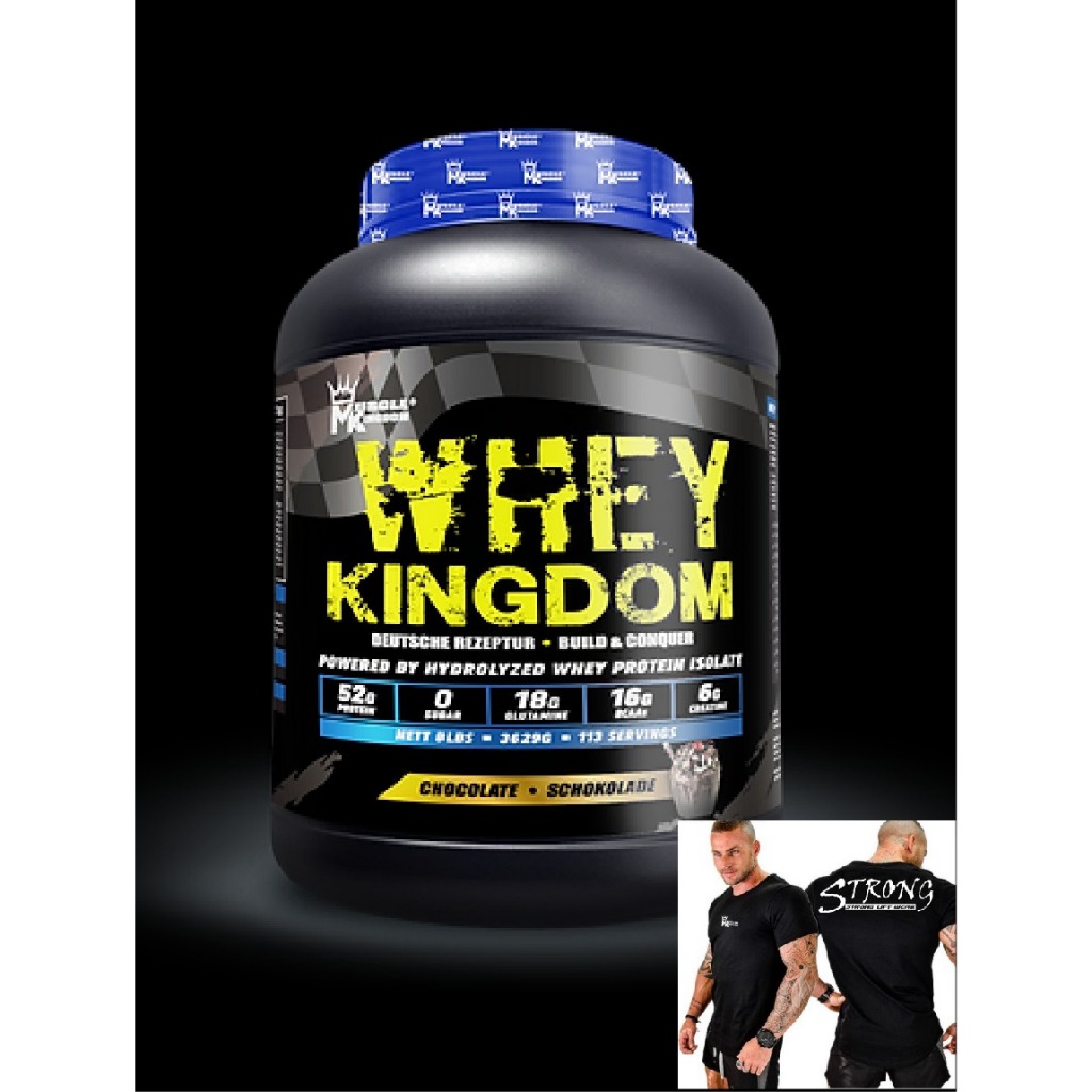 Muscle Kingdom Mass Kingdom Mass Gainer and King whey protein + FREE ...