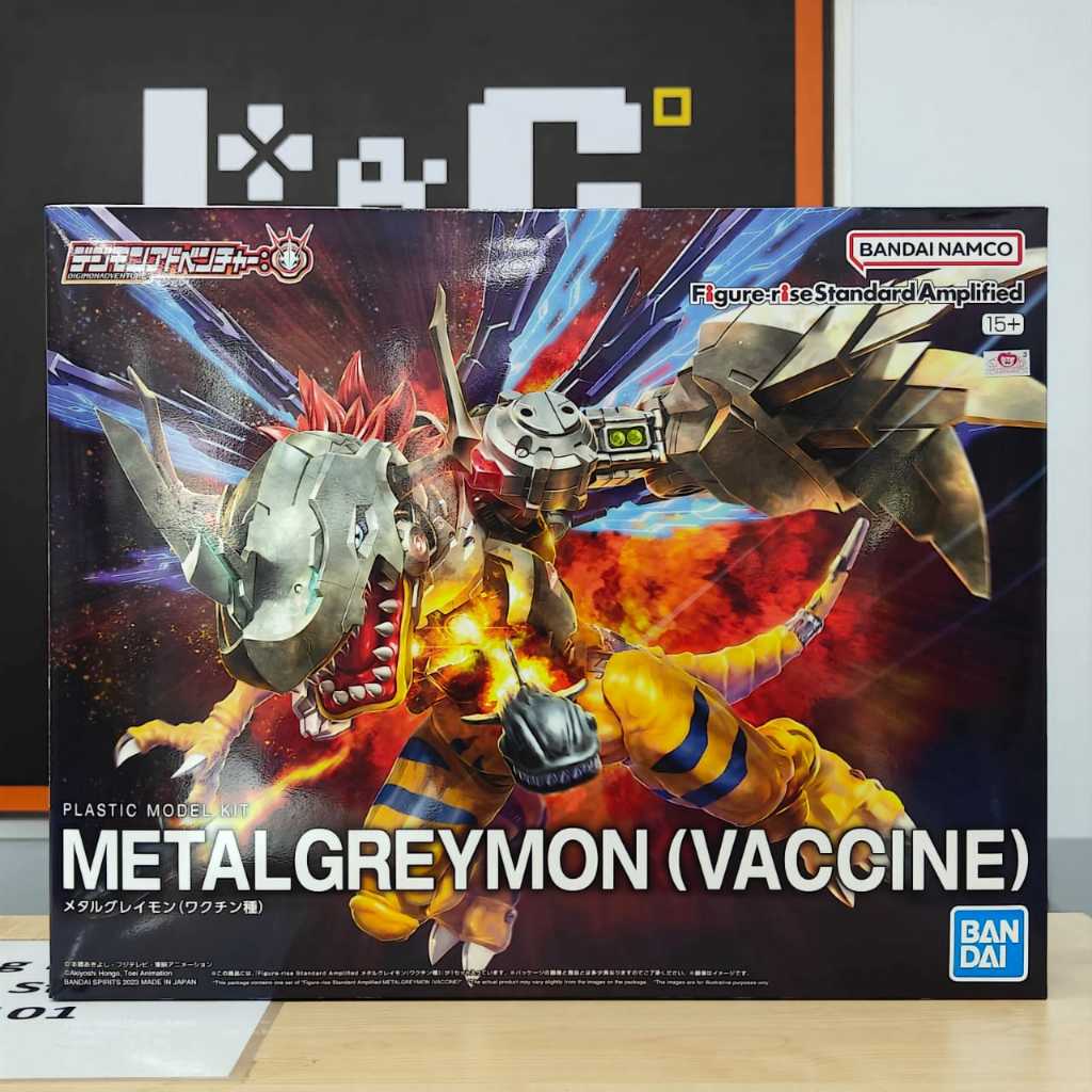 [Ready Stock] Bandai Figure Rise Standard Amplified Metalgreymon (Vaccine) | Shopee Malaysia