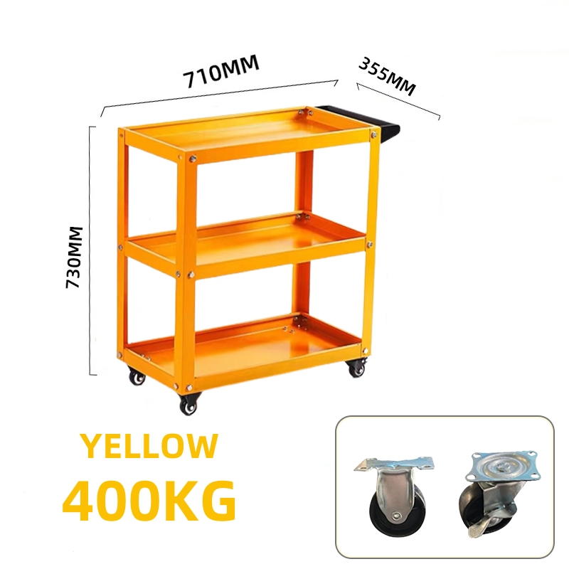 3 Layers Service Cart Metal Steel Tool Cart Trolley Troli Barang Tools ...